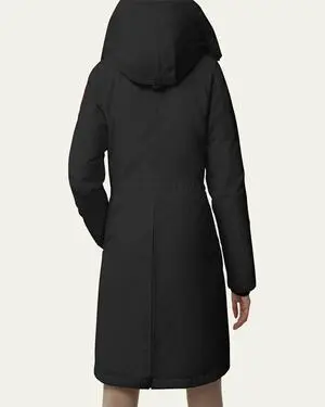 Canada Goose Rossclair Mid-length Parka - Black