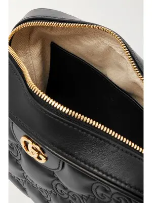 Gucci Gg Matelassé Leather Shoulder Bag