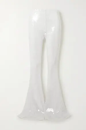 16Arlington Koro Sequined Tulle Flared Pants