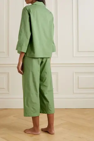 HONNA Net Sustain Organic Cotton-poplin Pajama Set