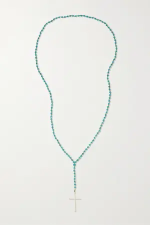 DIANE KORDAS 18-karat Turquoise And Diamond Necklace - Gold