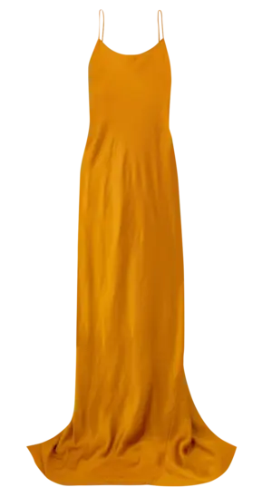 Victoria Beckham Satin Gown - Gold