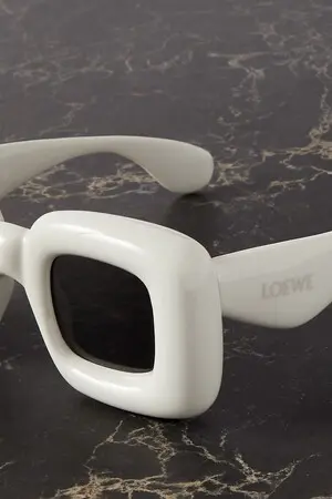 Loewe Inflated Oversized Square-frame Sunglasses - White