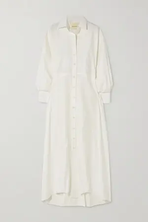 Bouguessa Sara Cotton-poplin Maxi Shirt Dress