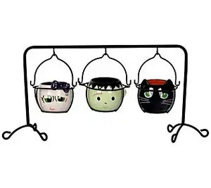 TEMP-TATIONS Seasonal 3-pc Hanging Ramekins With Holder - One-color