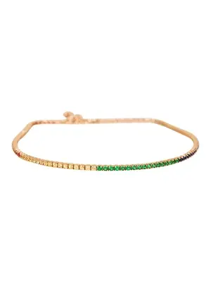Stephanie Gottlieb Rainbow Ombre Tennis Choker