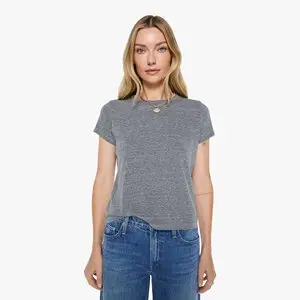 MOTHER MOTHER The Lil Goodie Heather T-Shirt Grey