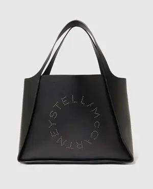 Stella McCartney Logo Tote Bag - Black
