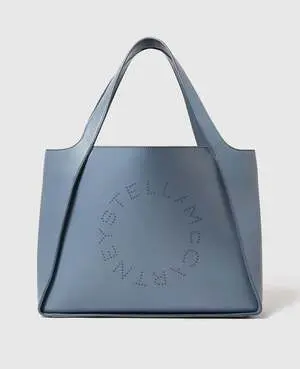Stella McCartney Logo Tote Bag - Blue