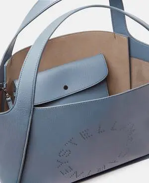 Stella McCartney Logo Tote Bag - Blue