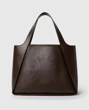 Stella McCartney Logo Tote Bag - Brown