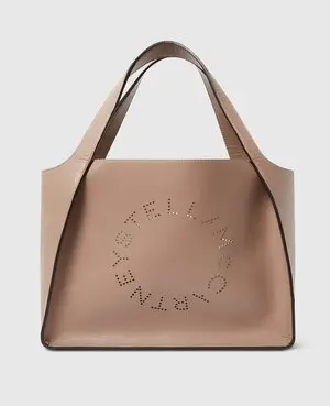 Stella McCartney Logo Tote Bag Moss