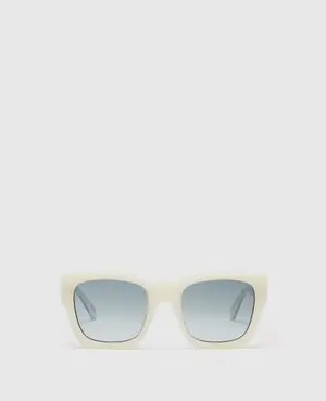 Stella McCartney Square Sunglasses - Milky White