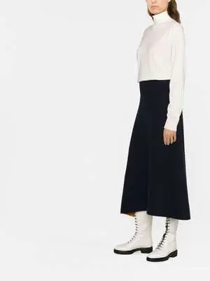 JIL SANDER Roll-neck Wool Jumper - Neutrals