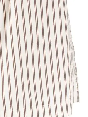 TEKLA Stripe-print Pyjama Shorts