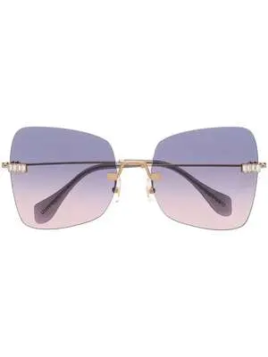 Miu Miu Square Gradient Sunglasses