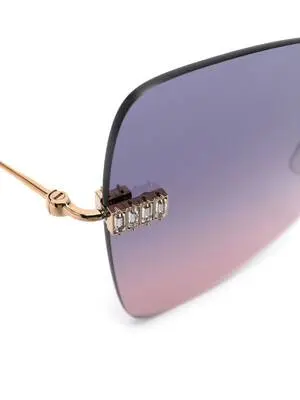 Miu Miu Square Gradient Sunglasses