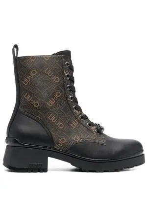 Liu Jo Monogram-print Boots