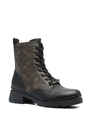 Liu Jo Monogram-print Boots
