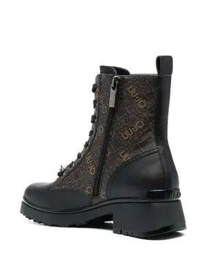 Liu Jo Monogram-print Boots