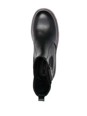 Liu Jo Carrie Leather Ankle Boots - Black