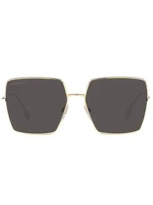 Burberry Check-detail Sunglasses - Gold