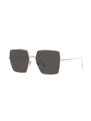 Burberry Check-detail Sunglasses - Gold
