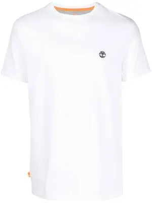 Timberland Logo-embroidered Cotton T-shirt