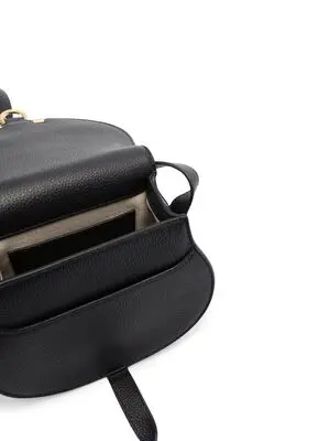 Chloé Small Marcie Grained Leather Cross Body Bag - Black