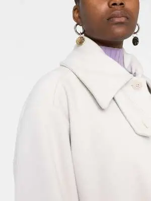 Stella McCartney Faux-fur Collar Wool Coat