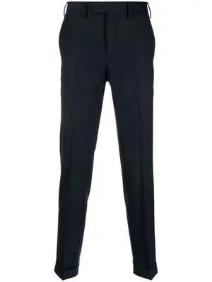 PT TORINO Straight-leg Tailored Trousers - Blue