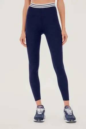 Splits59 SPLITS59 Bailey High-Waist Active Rib 7/8 Leggings Indigo