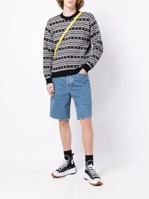 Kenzo Straight-leg Denim Shorts