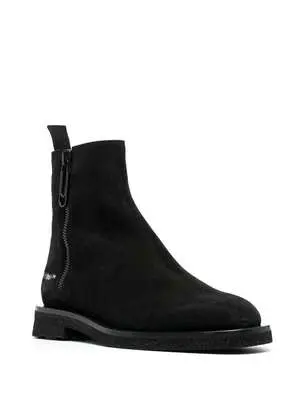 Off-White Logo-print Ankle Boots