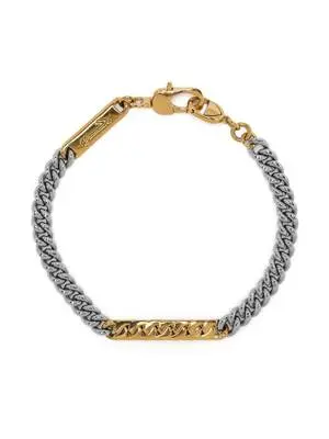 CAPSULE ELEVEN Two-tone Curb Chain Bracelet