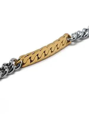CAPSULE ELEVEN Two-tone Curb Chain Bracelet