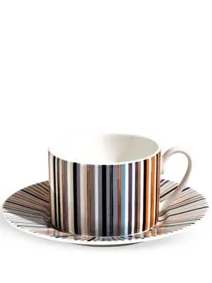 Missoni Stripes Jenkins Teacup Set - White