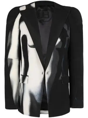 Balmain Graphic Body Print Blazer