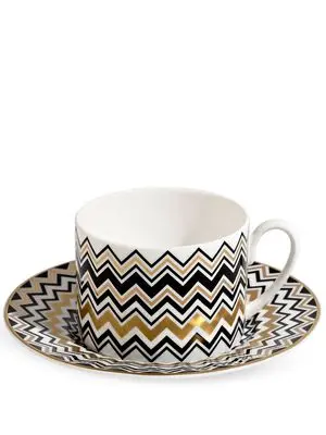 Missoni Zig Zag Teacup Set - White