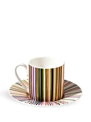 Missoni Stripes Jenkins Coffee Cup Set - White