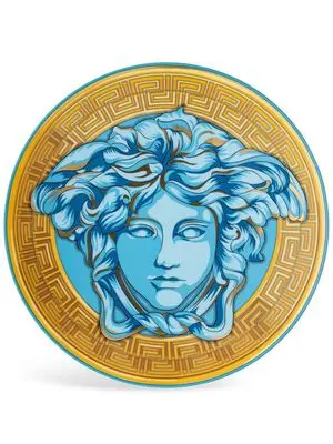 Versace Medusa Amplified Service Plate - Blue