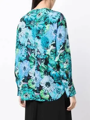 Stella McCartney Floral-print Silk Blouse