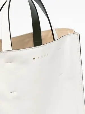 Marni Small Museo Leather Tote Bag