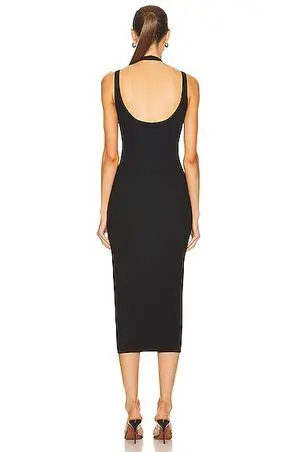 Alaïa Rib Tube Midi Dress