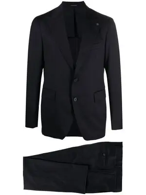 Tagliatore Single-breasted Tailored Suit - Blue