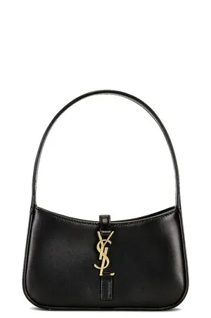 Saint Laurent Micro Le 5 A 7 Hobo Bag - Nero