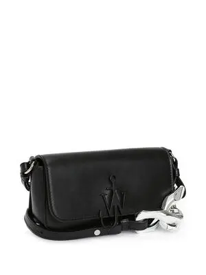 JW Anderson Logo-plaque Shoulder Bag - Black