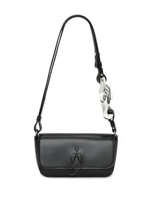 JW Anderson Logo-plaque Shoulder Bag - Black
