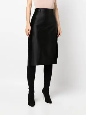 Gucci Duchesse Silk Midi Skirt