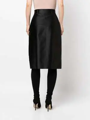 Gucci Duchesse Silk Midi Skirt